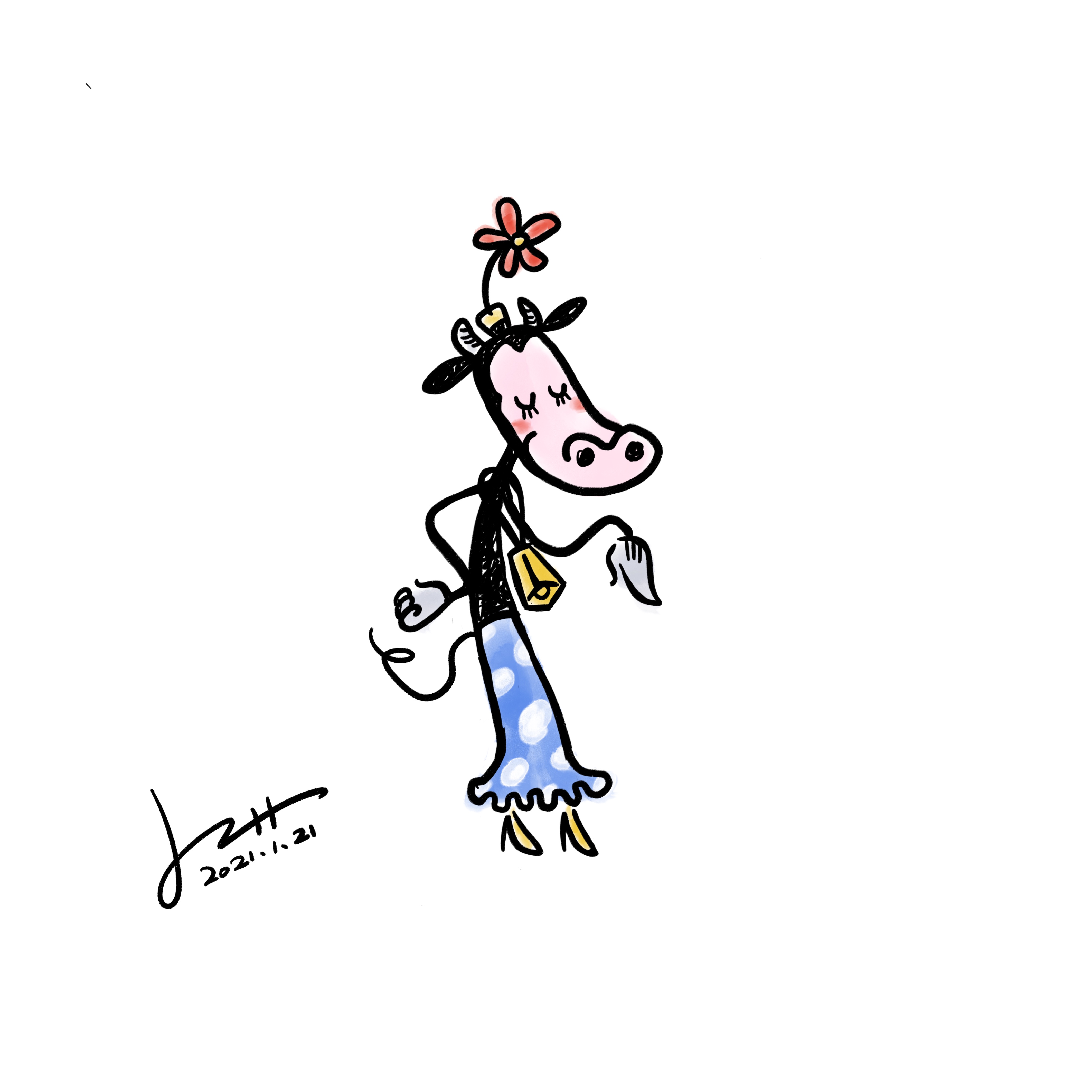 Clarabelle Cow – Drawings – MarchBox